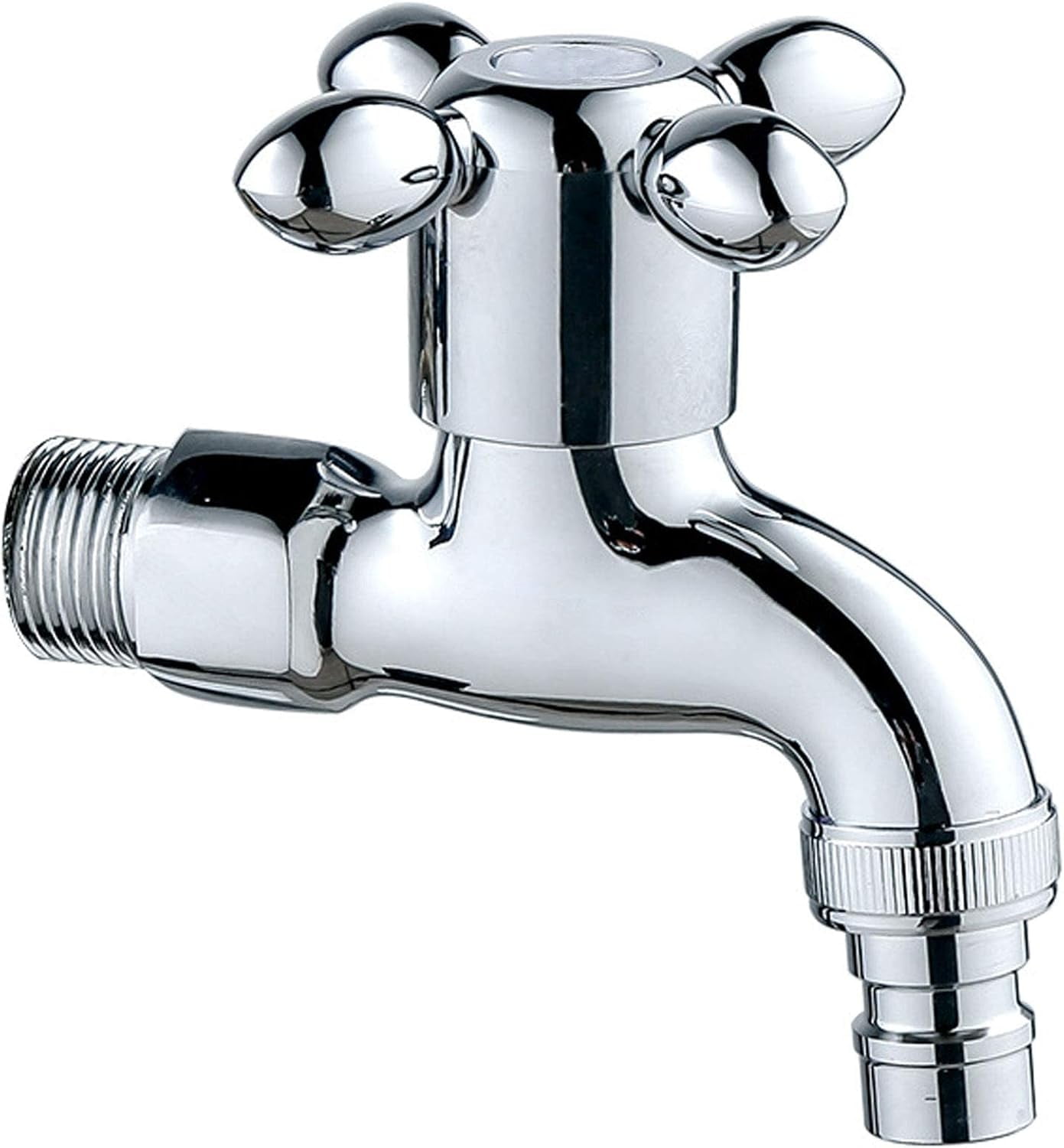 Bathroom Washing Machine Tap Brass Single Hole Faucet With Cold Water Ceramic Valves Sink