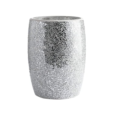 Better Homes & Gardens Glimmer Mirrored Mosaic 1.45 Gallon Wastebasket ...