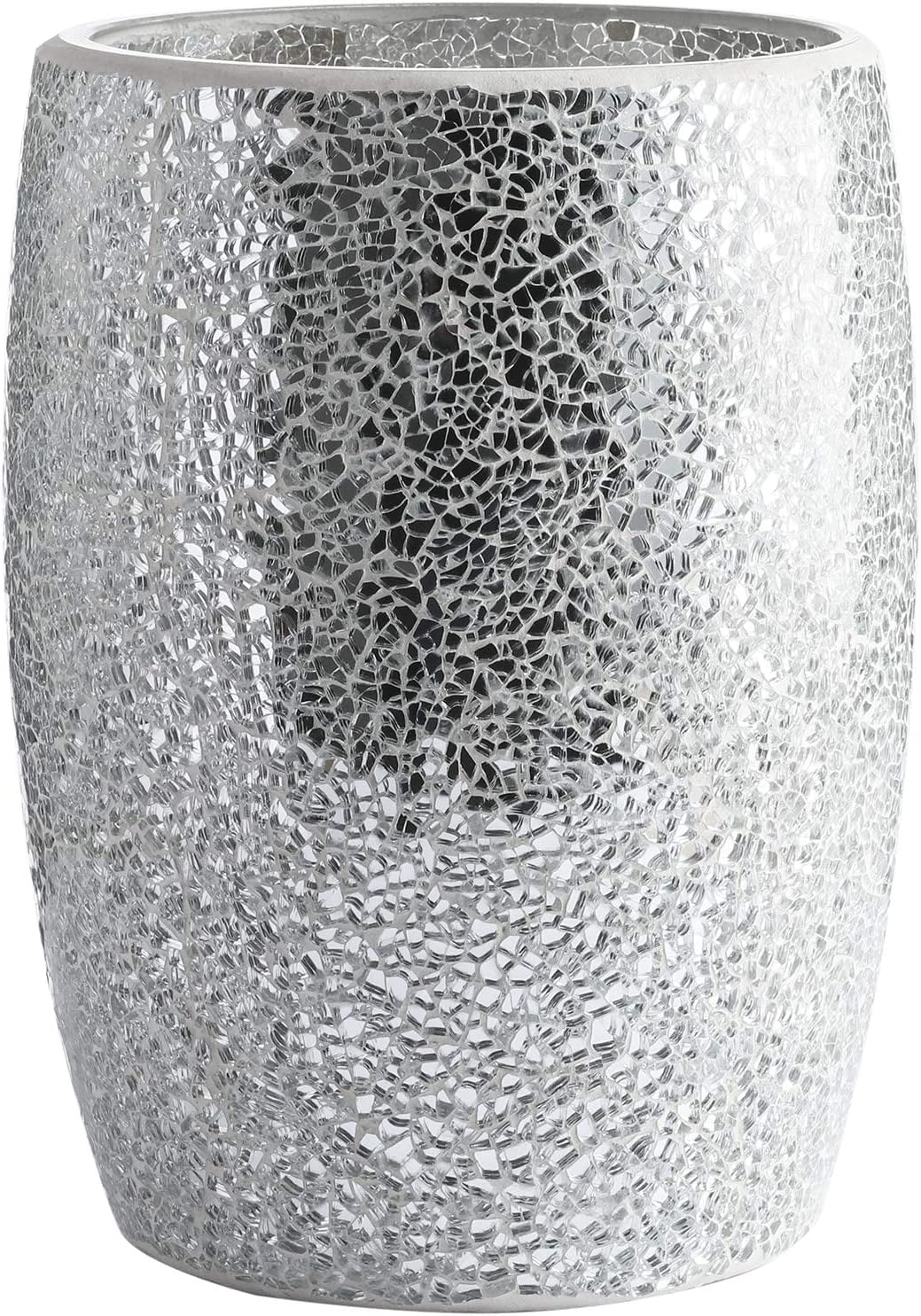 Bathroom Wastebasket | Mosaic Glass Decoration | Bathroom Trash Can ...