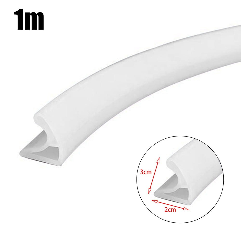 Bathroom Water Stopper Silicone Retaining Strip Water Shower Dam Flood ...