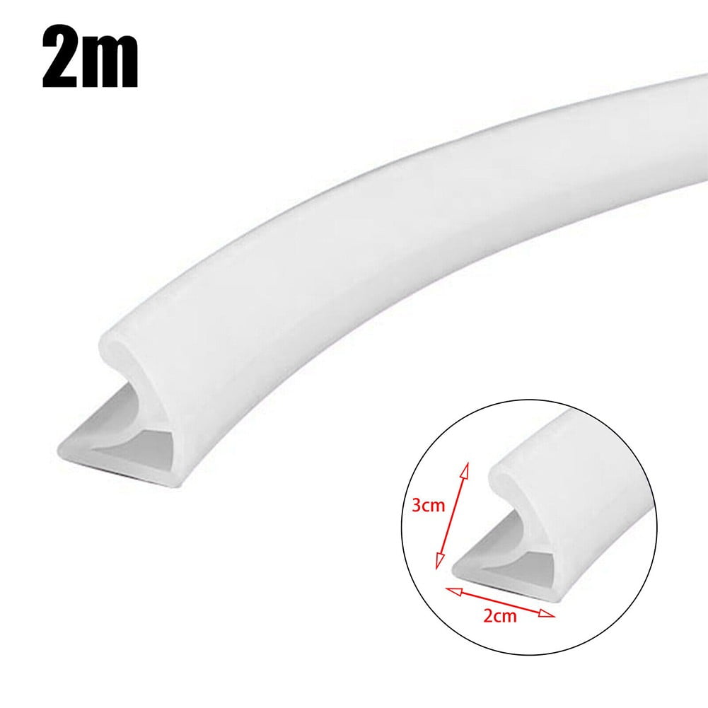 Bathroom Water Stopper Silicone Retaining Strip Water Shower Dam Flood ...