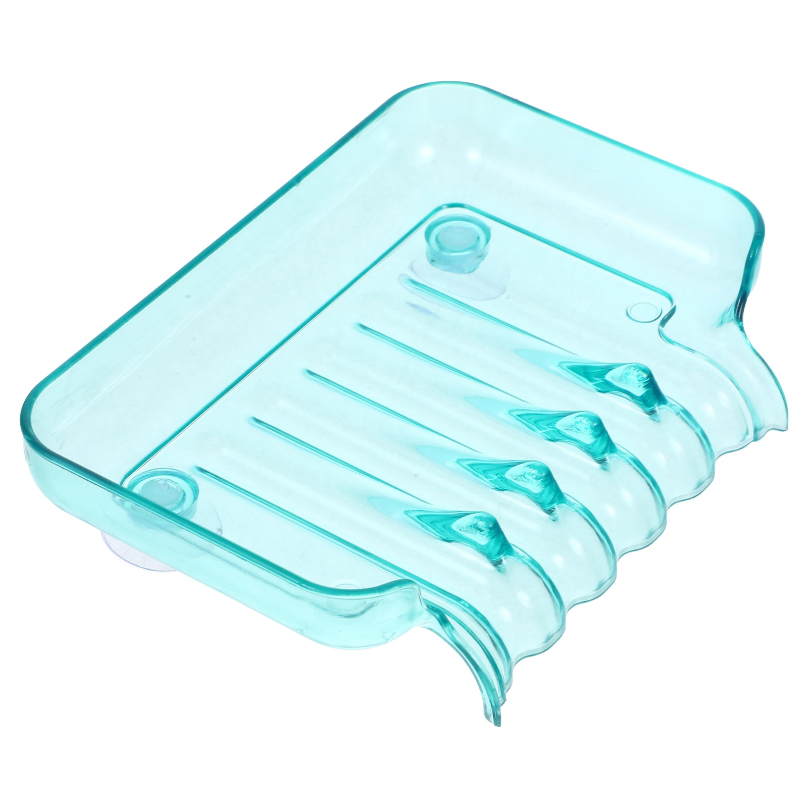 Bathroom Waterfall Soap Dish Clear Color Sponge Holder Storage Tray ...