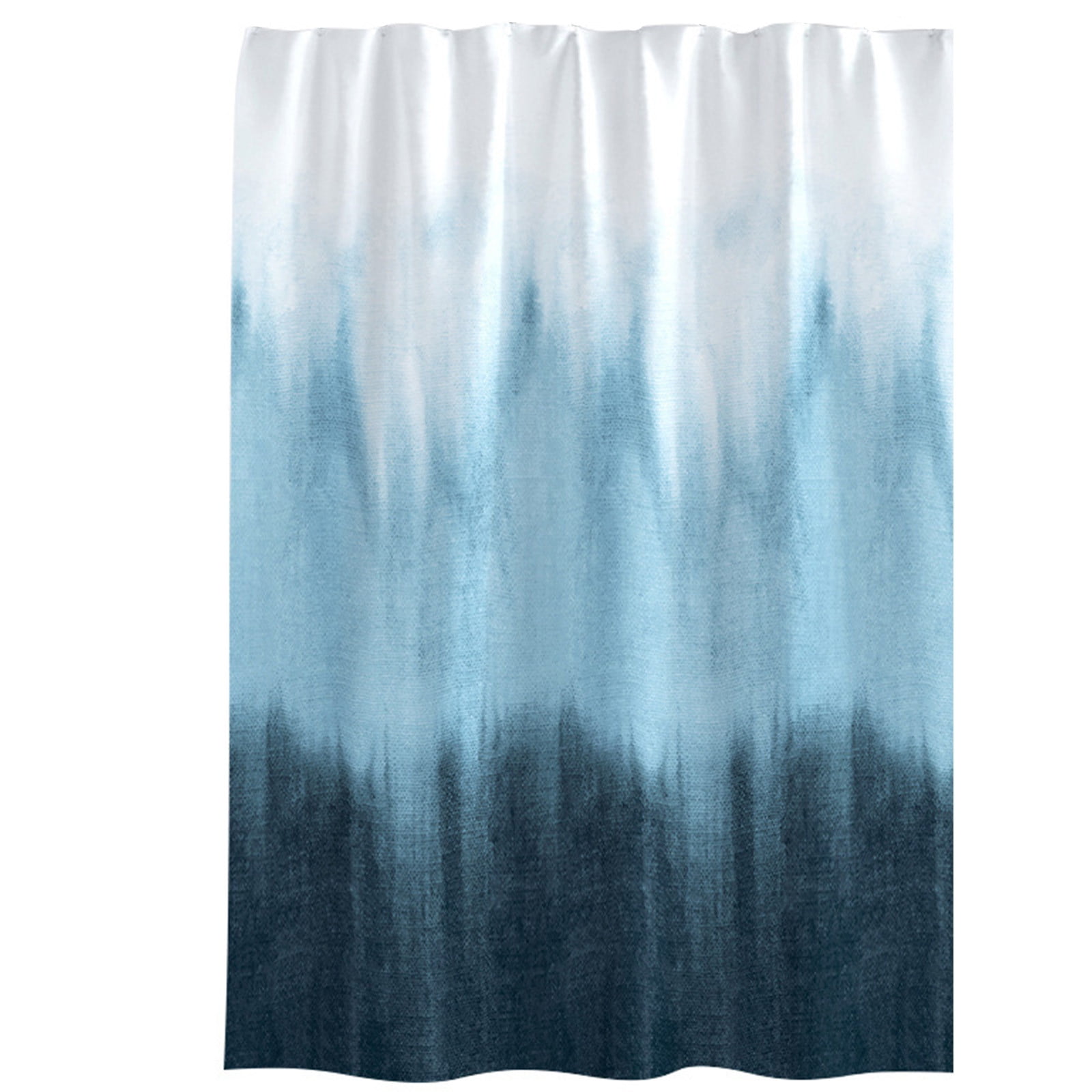 Bathroom Waterproof Polyester Shower Curtain - Gradient Print Shower ...
