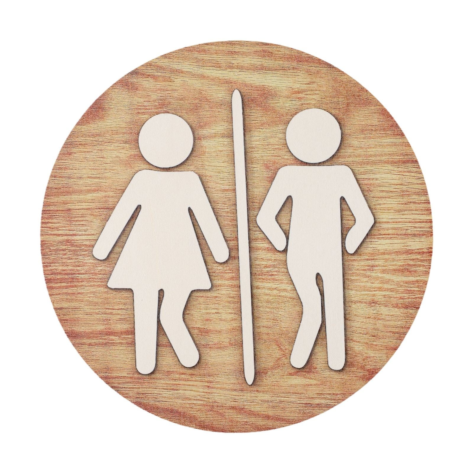 Bathroom Wooden Sign Bathroom Creative Toilet Wall Sign Door Decoration ...