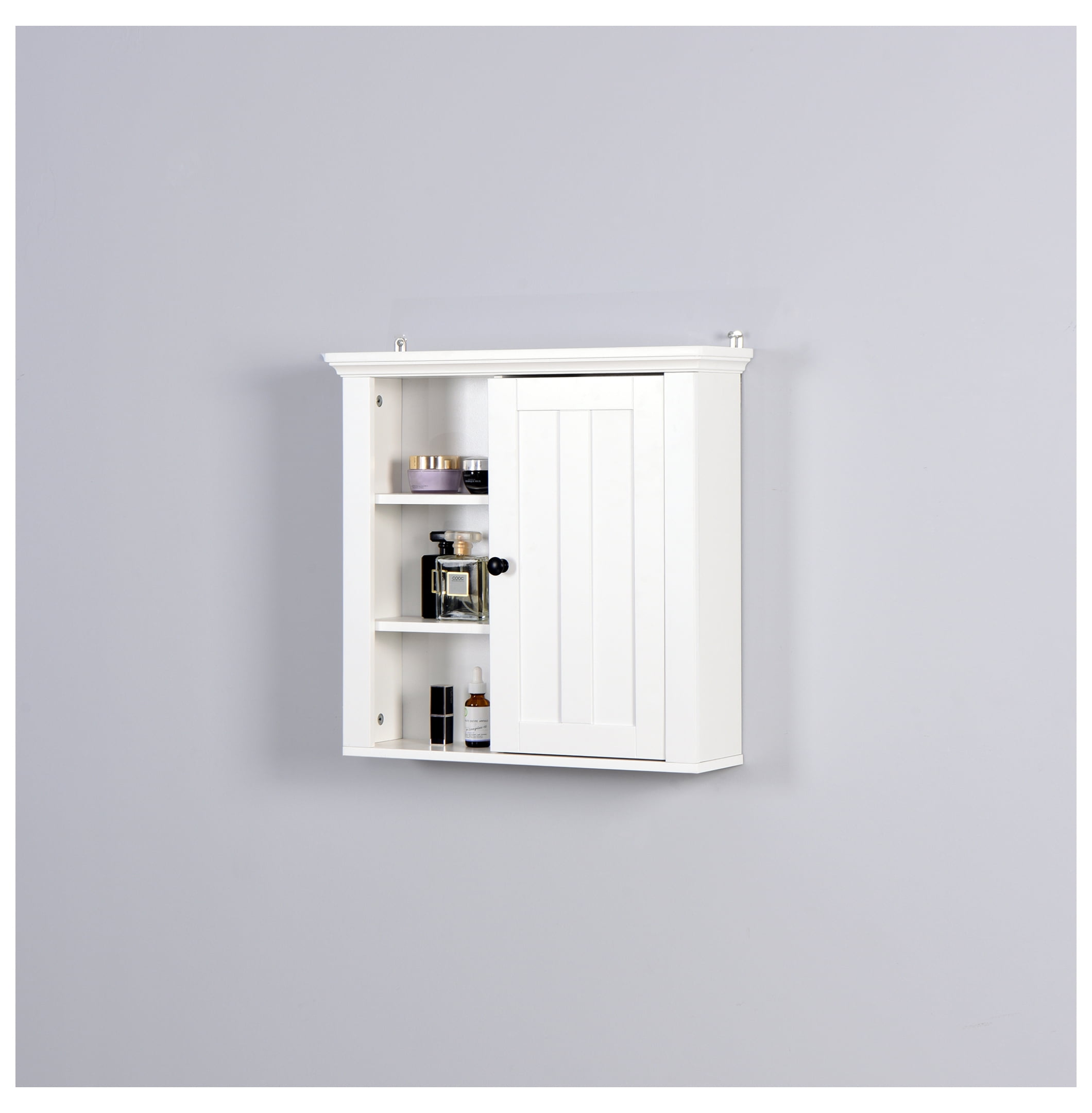 Bathroom Wooden Wall Cabinet with a Door 20.86x5.71x20 inch - Walmart.com