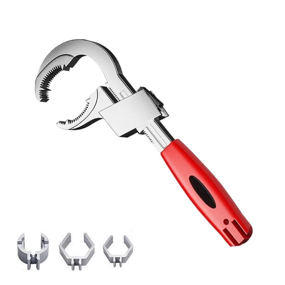 Bathroom Wrench, Adjustable Double-Ended Wrench, Multi-Functional Heads ...