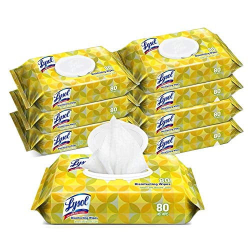 Bathroom and Kitchen Cleaning Wipes, Multi Purpose Scented Wipes (8 ...