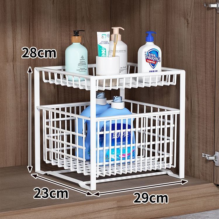 Bathroom cabinet storage rack toilet sink pull-out storage rack hand ...