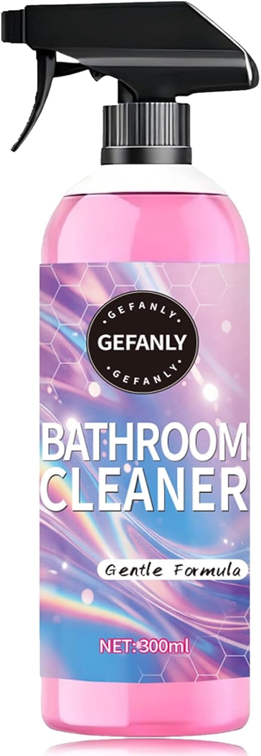 Bathroom cleaner, powerful pink bathroom stain remover foam spray, all ...
