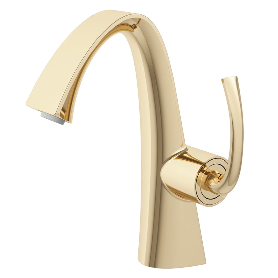 Bathroom faucet, single hole single handle pure copper bathroom sink ...