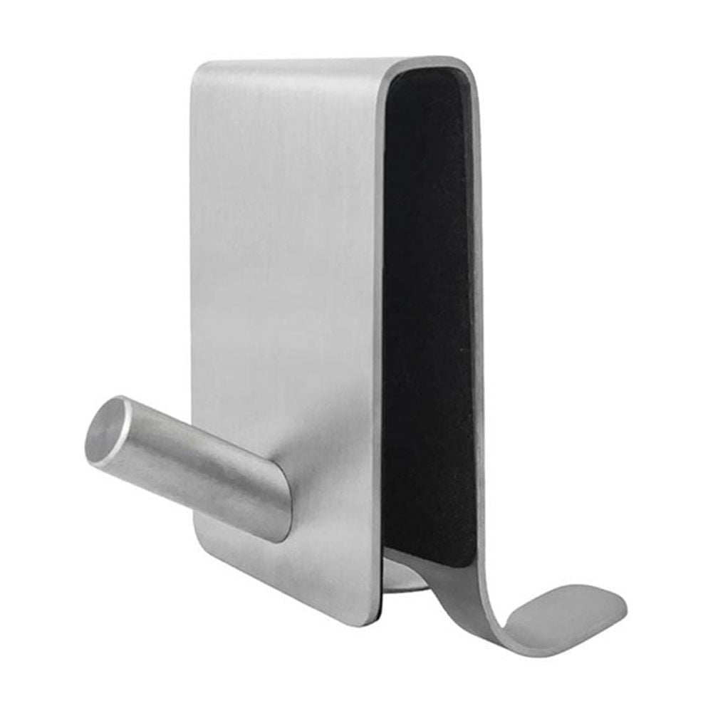 Bathroom hook 304 stainless steel punch-free detachable double-sided ...