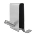 Bathroom hook 304 stainless steel punch-free detachable double-sided ...