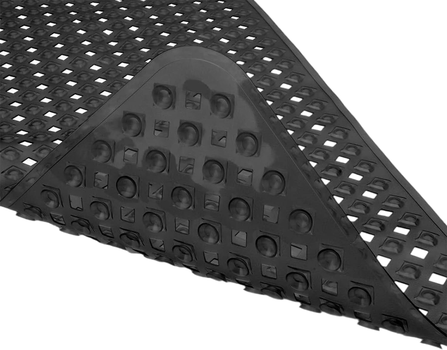 Bathroom mat, Shower mat, Rubber Mats with Suction Cups,with Drain ...
