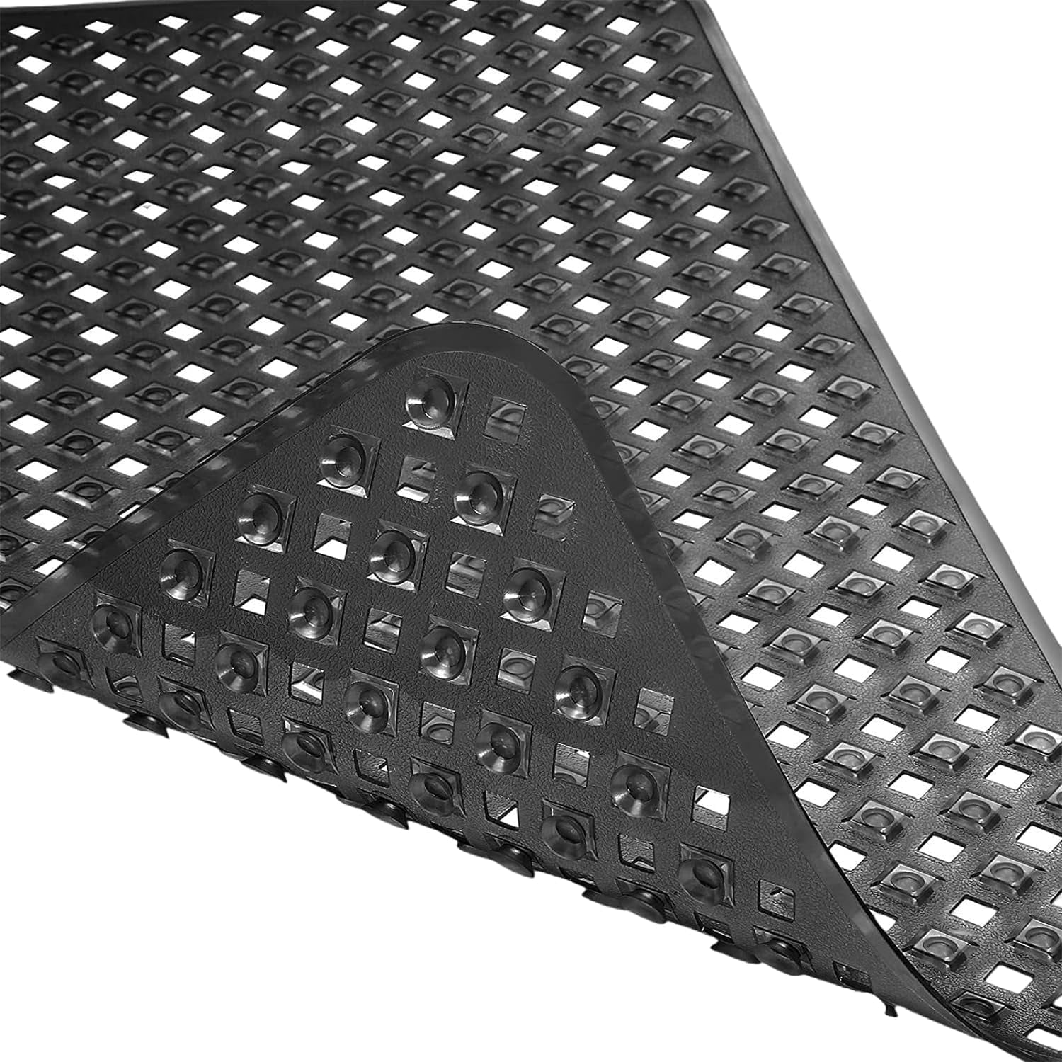 Bathroom mat, Shower mat, Rubber Mats with Suction Cups,with Drain ...