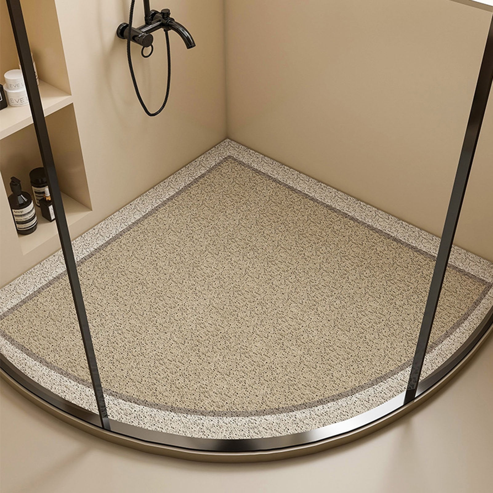 Bathroom mat corner mat,Corner Shower Mat,anti-skid floor shower foot ...