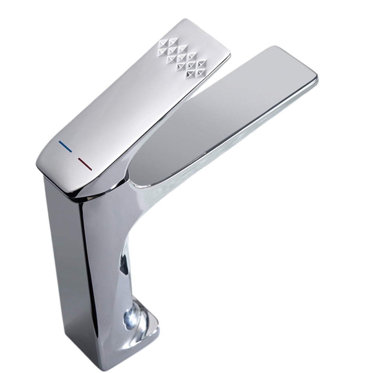Bathroom single hole single handle mixer tap with water supply pipe ...