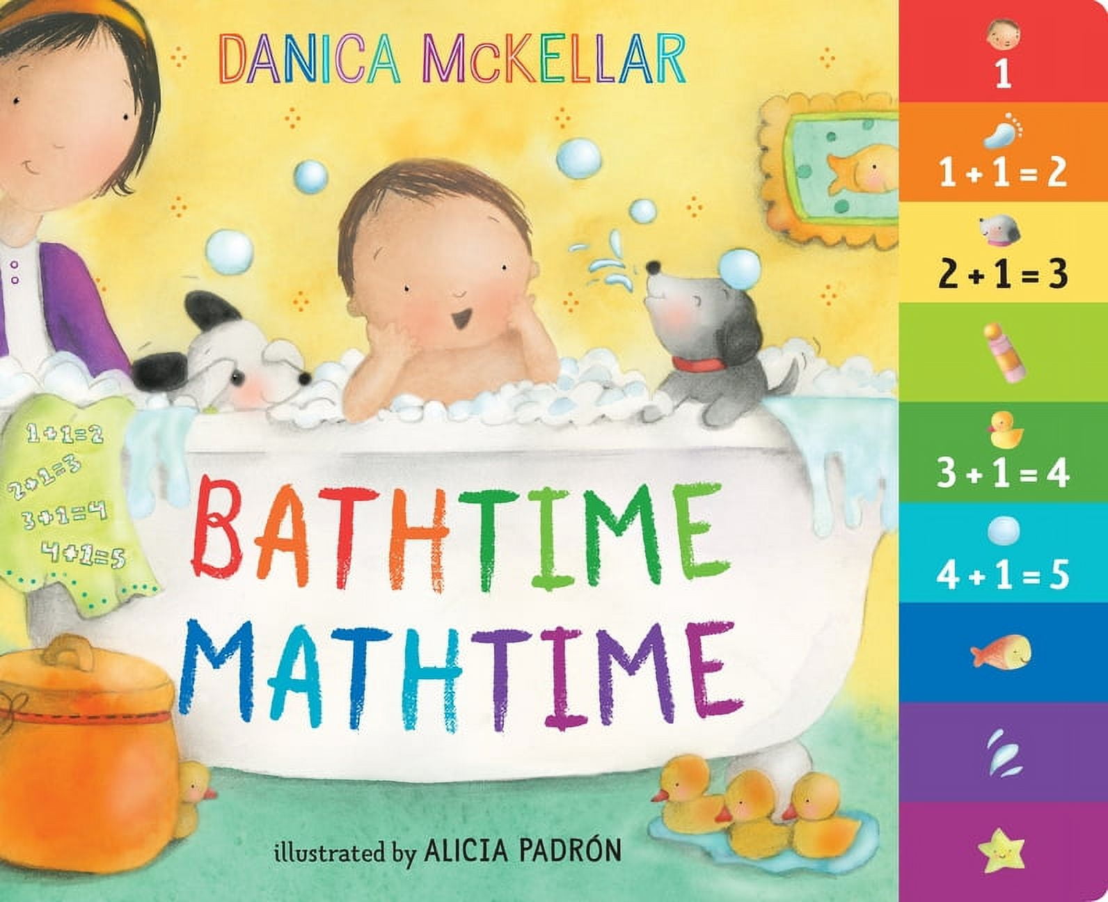 Bathtime Mathtime (Board Book) - Walmart.com