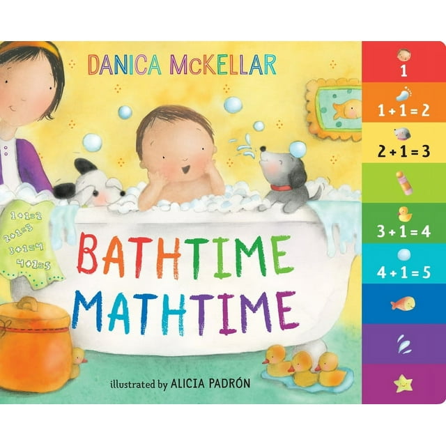 Bathtime Mathtime (Board Book) - Walmart.com