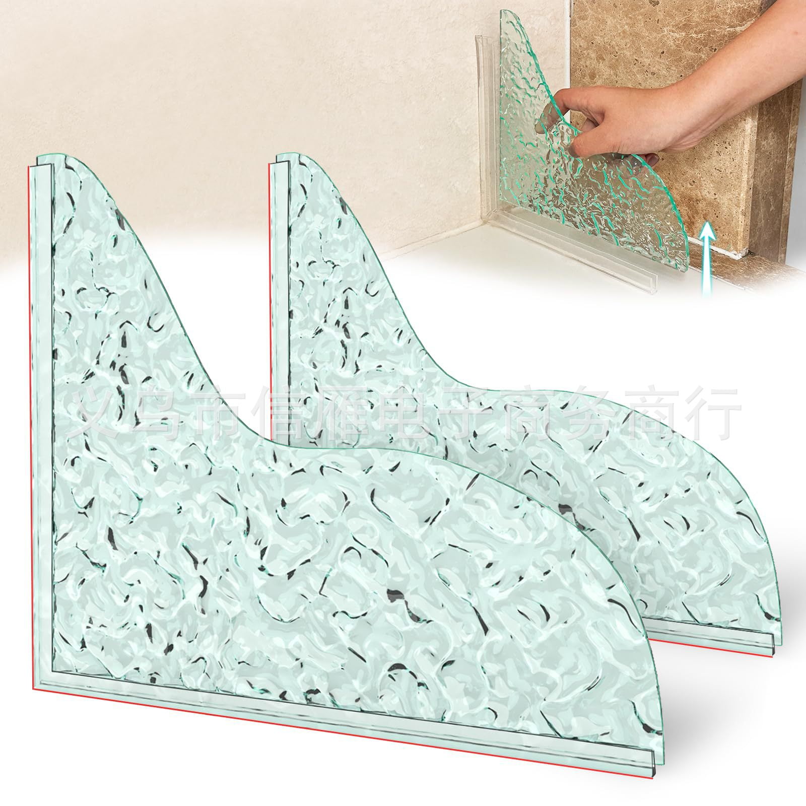 Bathtub Corner Splash Guard Acrylic Tub Corner Splash Guard Washbasin ...