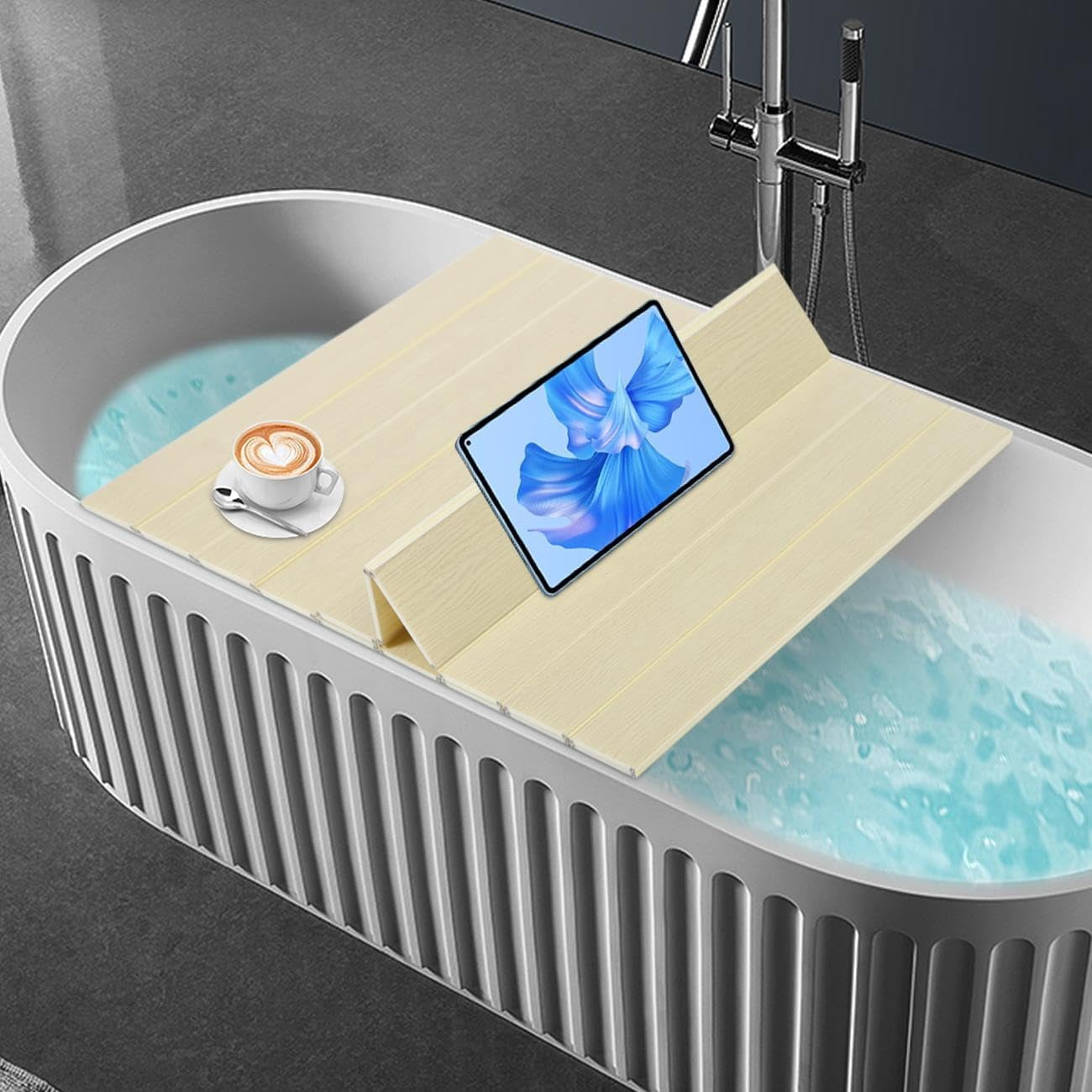 Bathtub Cover - Foldable Bathtub Cover, Tub Cover for Bathtub, 59''L x ...