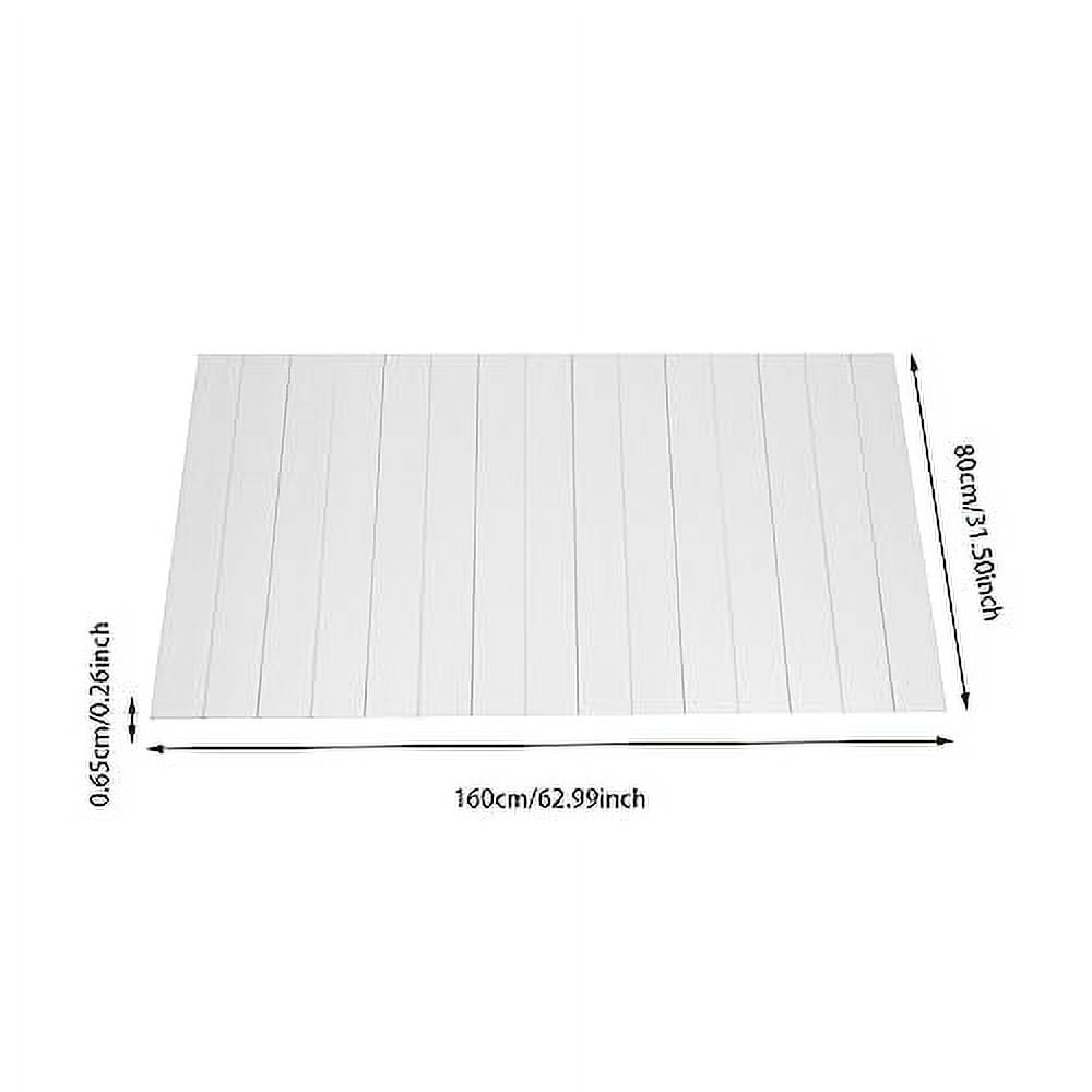 Bathtub Cover for Tub Foldable Bathtub Board Insulation Dust PVC Bath ...