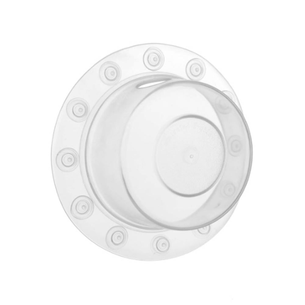 Bathtub Drain Cap - Overflow Drain Suction Cover, #TRANSPARENT# PVC ...