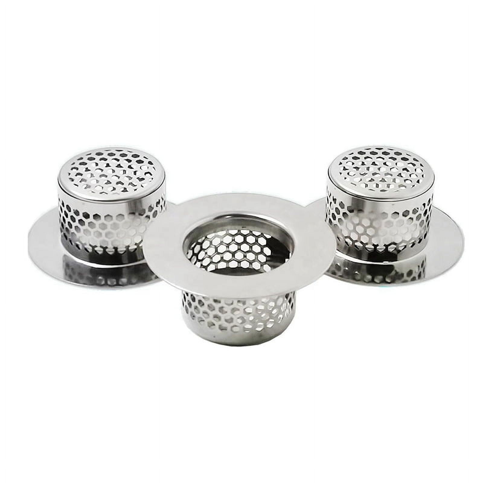 Bathtub Drain Cover, Bathroom Sink Strainer, Drain Hair Catcher for ...