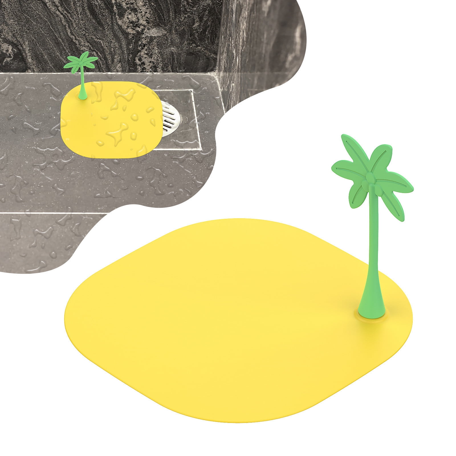 Bathtub Drain Cover Tub Stopper, 1 pc Cute Silicone Floor Drain Cover ...