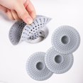 Bathtub Drain Hair Catcher, Silicone Tub Hair Catcher Drain Protector ...