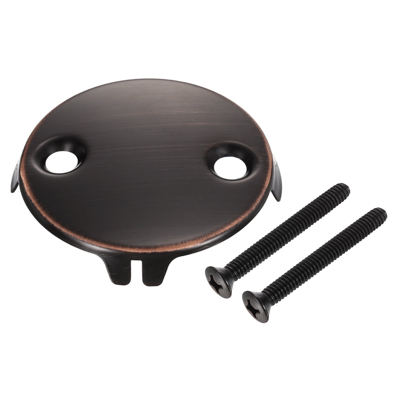 Bathtub Drain Overflow Plate, Universal Dual Hole Tub Drain Cover with ...