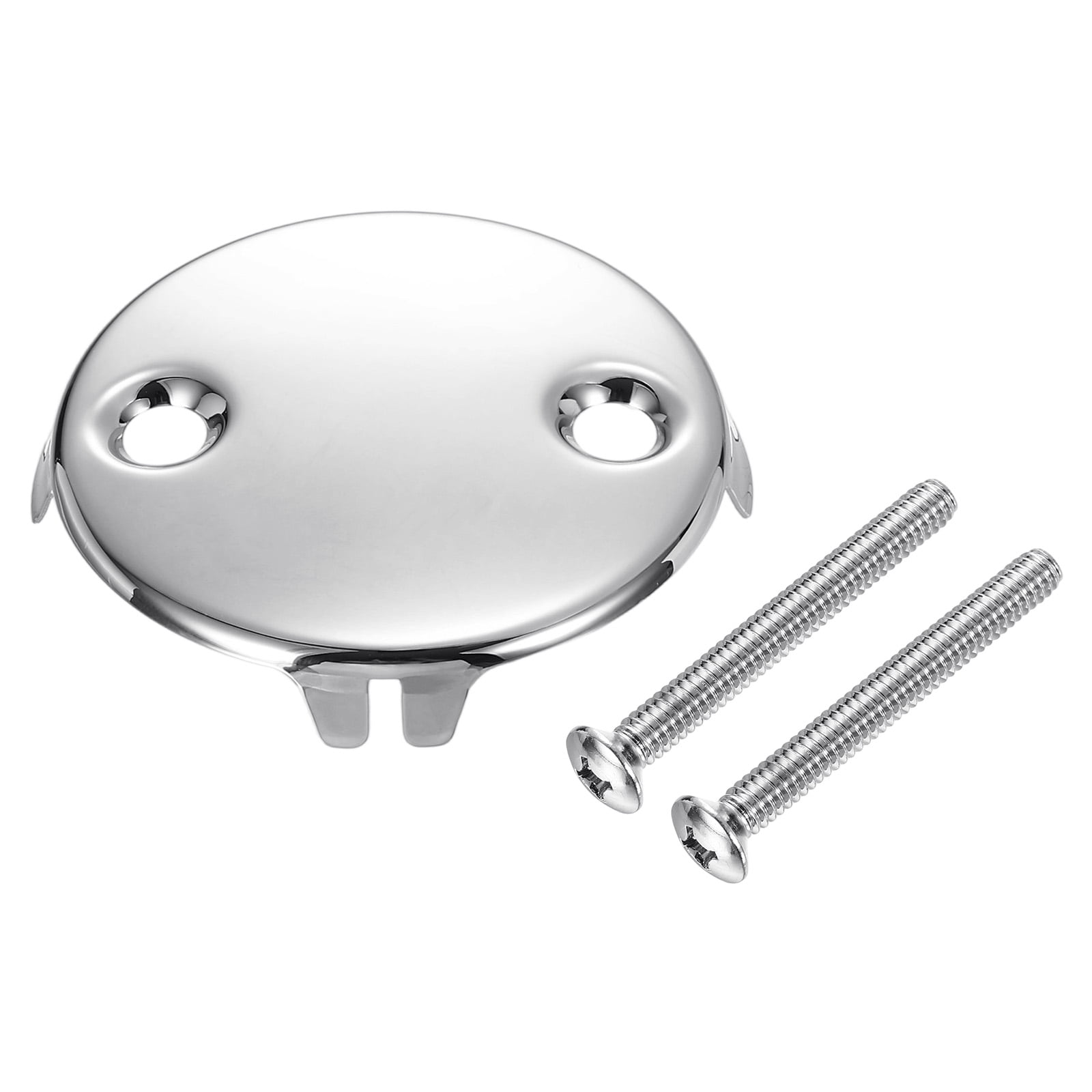 Bathtub Drain Overflow Plate, Universal Dual Hole Tub Drain Cover with ...