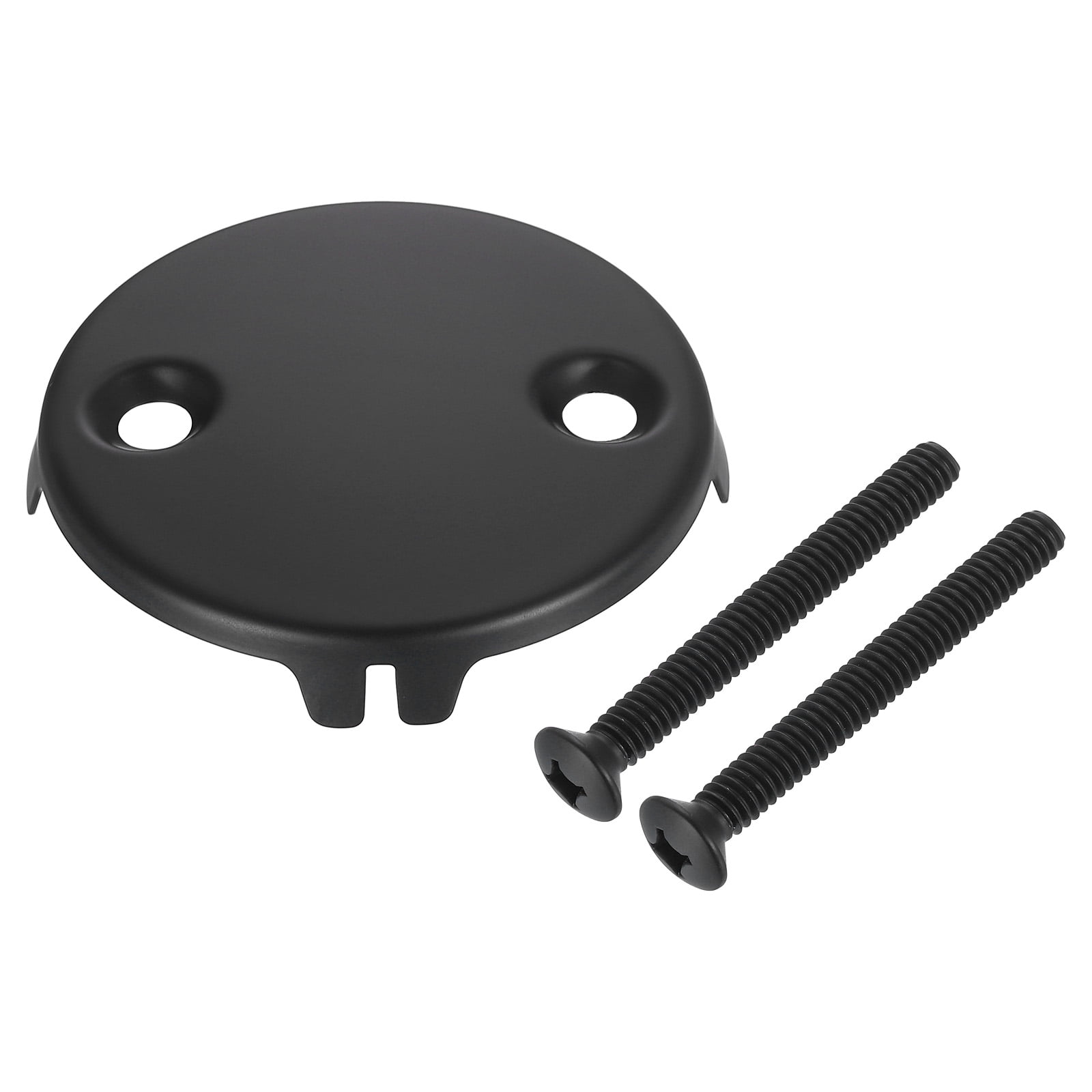 Bathtub Drain Overflow Plate, Universal Dual Hole Tub Drain Cover with ...