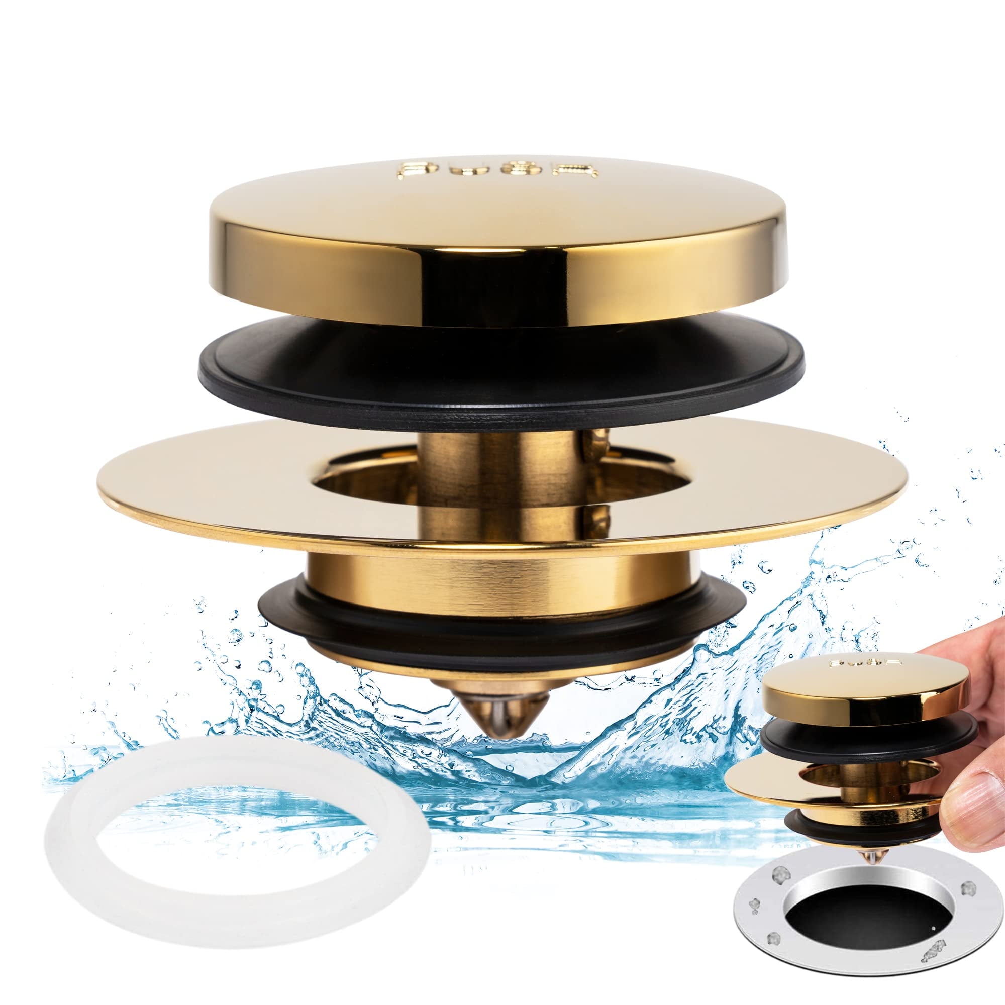 Bathtub Drain Stopper Replacement, Universal Fit for Lift and Turn Tip ...