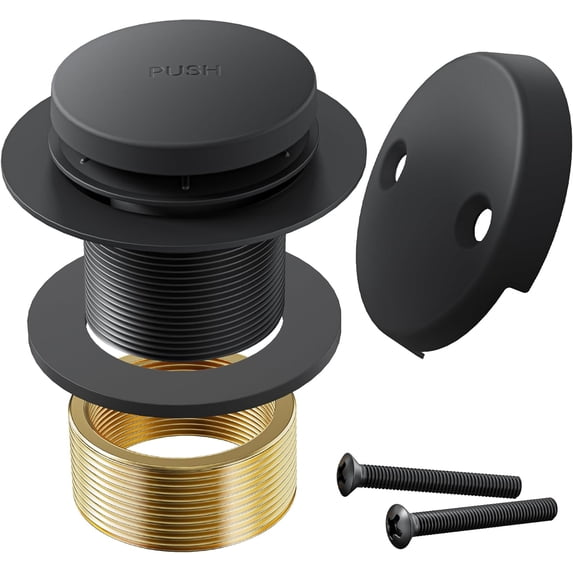 Bathtub Drain Stopper Toe Taps Bathroom Sink Decoration Set, with Two ...