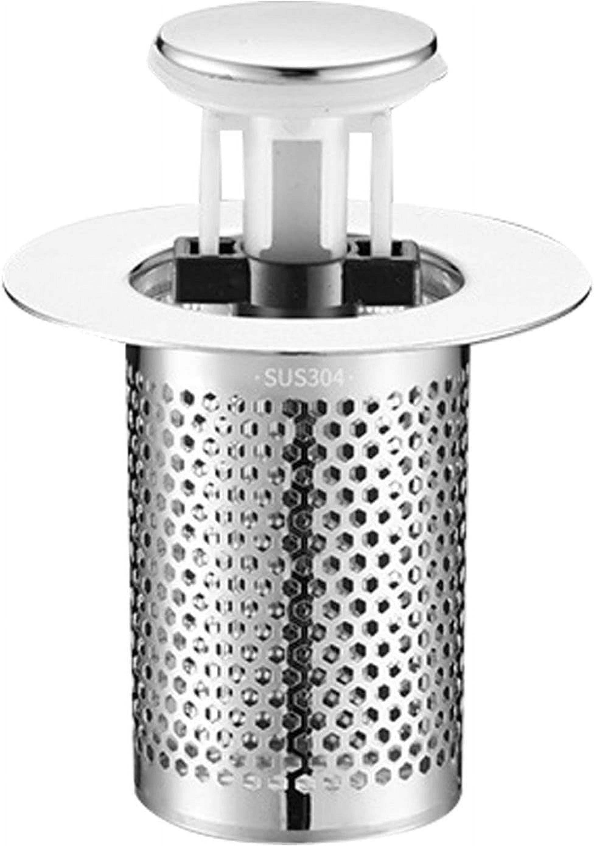 Bathtub Drain Strainer - Shower Hair Drain Catcher | Stainless Steel ...