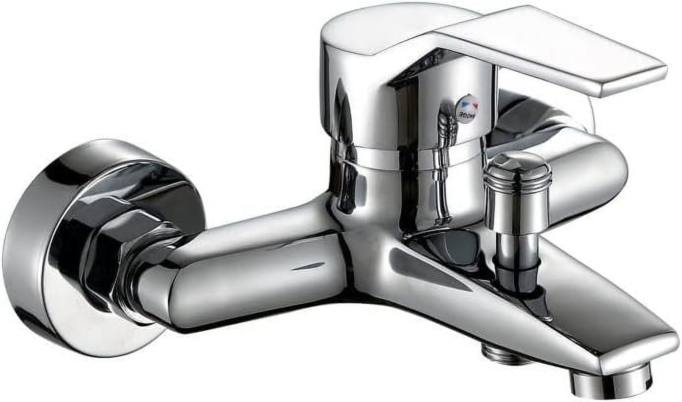 Bathtub Faucet,Shower Mixer With Diverter,Hot And Cold,Wall Mount ...