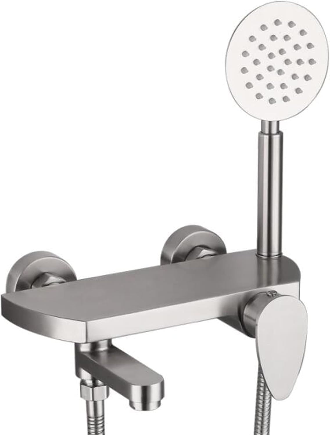 Bathtub Faucet with Shower Hand Sprinkler Hot and Cold Water Stainless ...