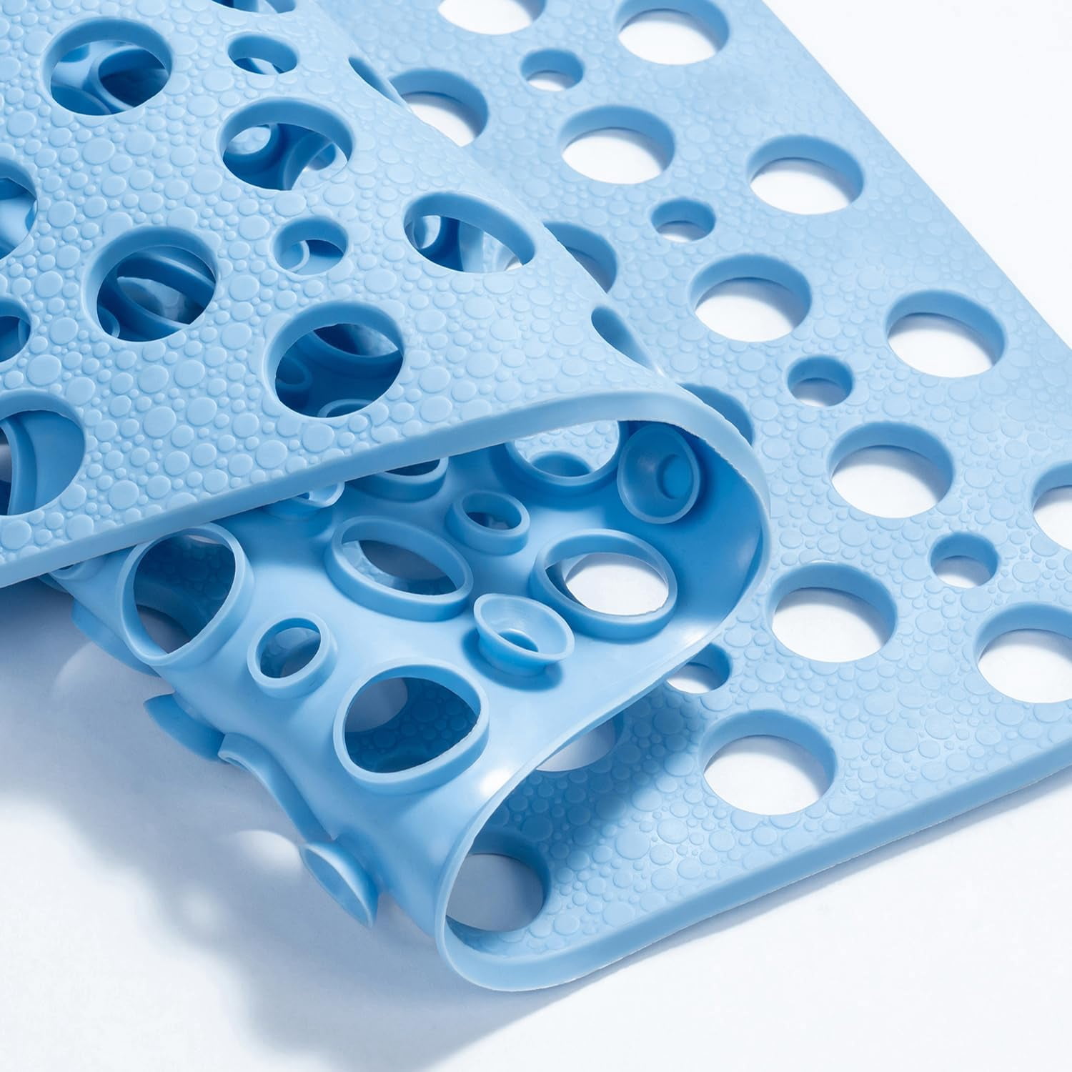 Bathtub Mat Non Slip, 28 x 15 Inch TPE Bath for Tub, Efficient Drainage ...