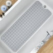 KOYPTL Foot Scrubber Shower Mat 13.7"x27.5" with Suction Cups,Soft ...
