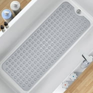 Large Shower Mat, 28.3 x 14.5 inch Non Slip Shower Mats for Inside ...