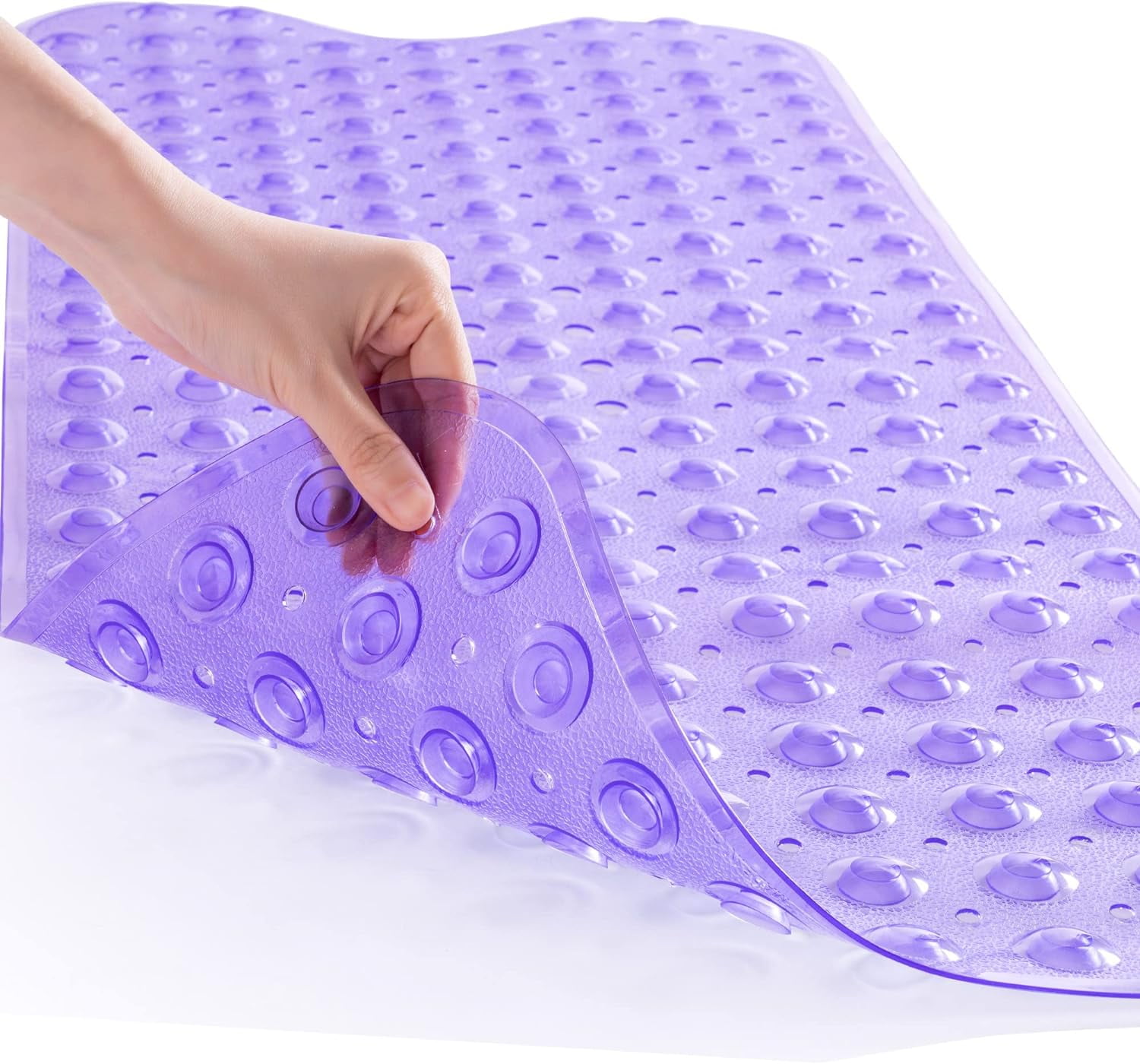 Bathtub Mats Non-Slip Anti Mould Shower Mat for Inside Bath Extra Long ...