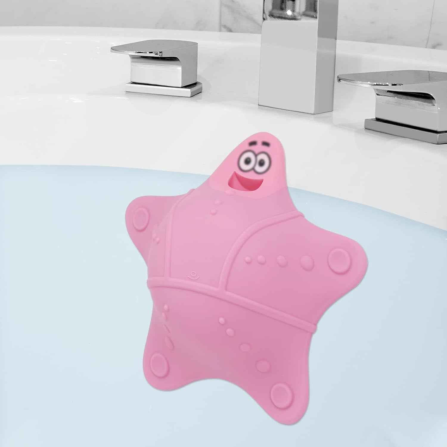 Bathtub Overflow Drain Cover, Starfish-Shaped Silicone Bath Tub Plug ...