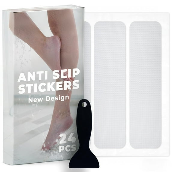 Bathtub Safety Stickers 24 PCS, Non Slip Shower Stickers for Adults ...