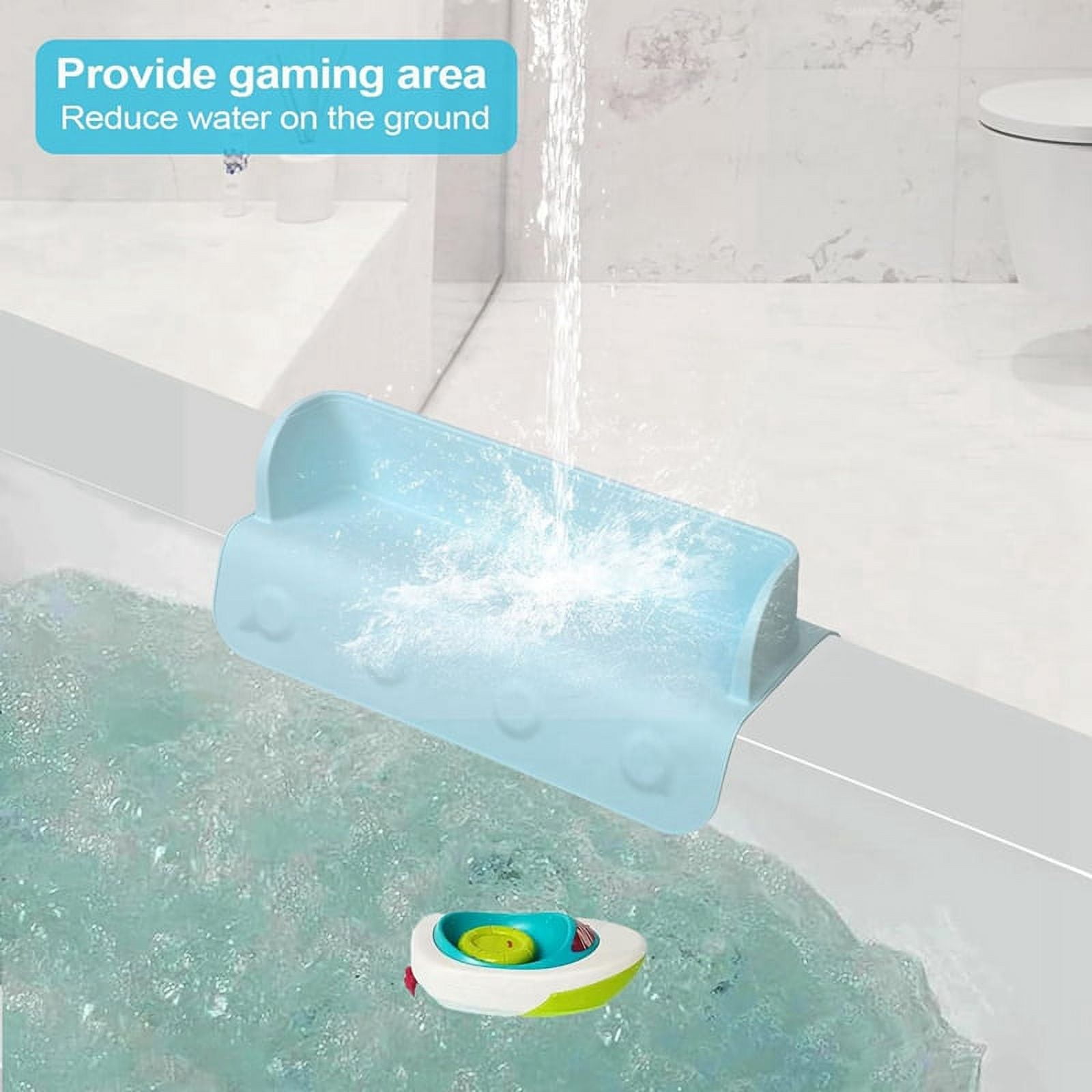 Bathtub Splash Guard Convenient Shower Splash Guard - 8 Strong Grip ...