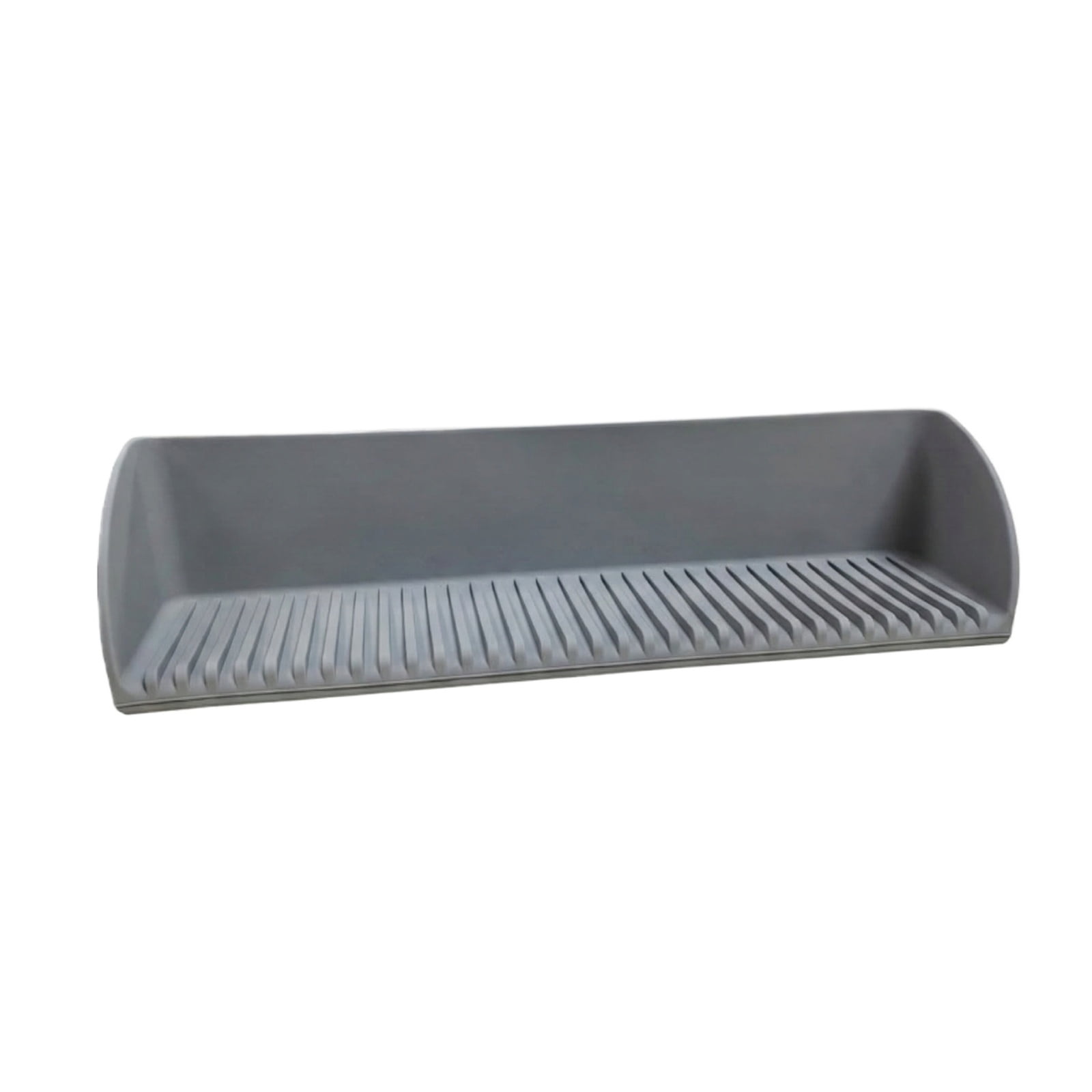 Bathtub Splash Guard Storage Rack, Suction Cup Bathroom Organizer, Non ...