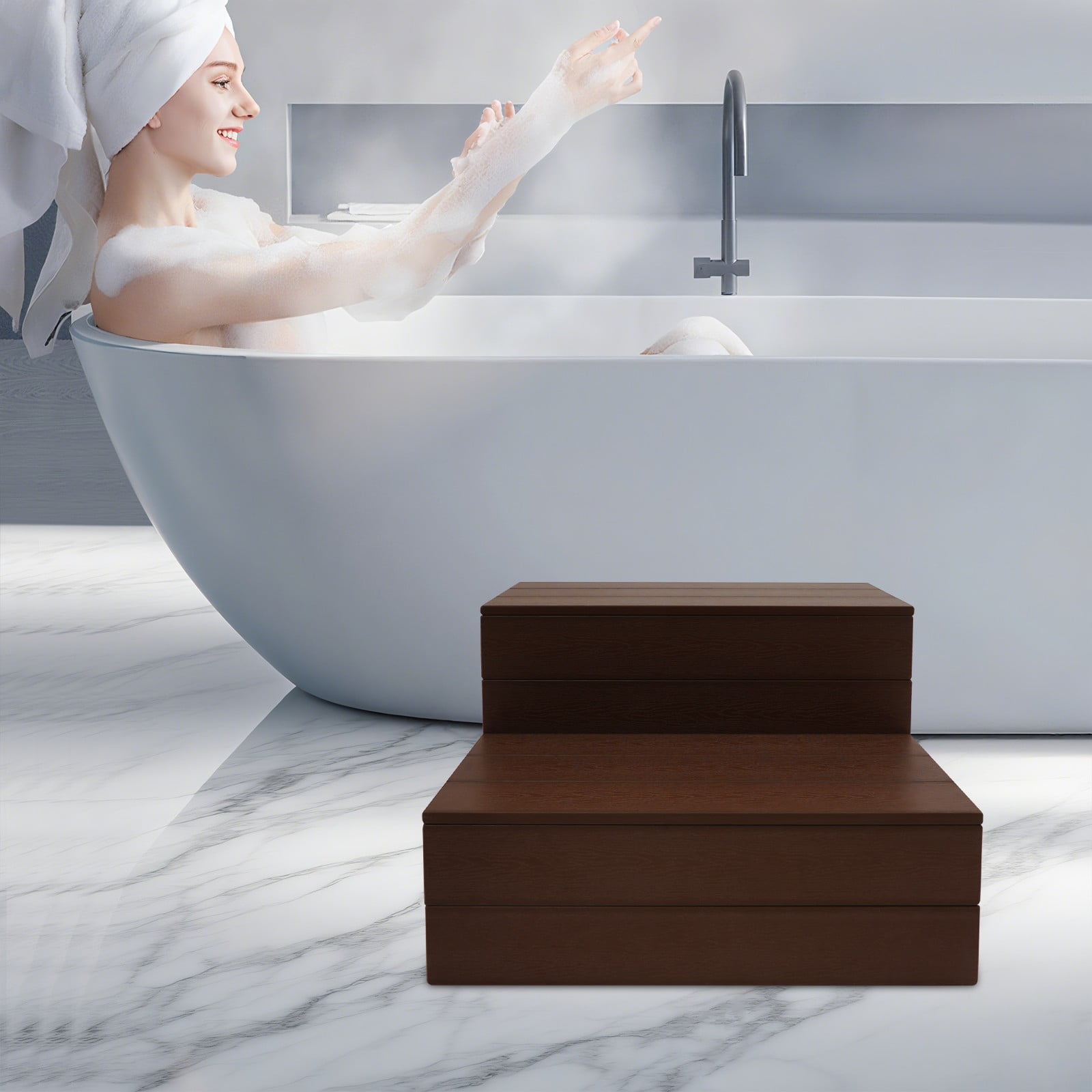 Bathtub Steps, Spa Steps, Hot Tub Stairs For Various Small, Medium, And ...