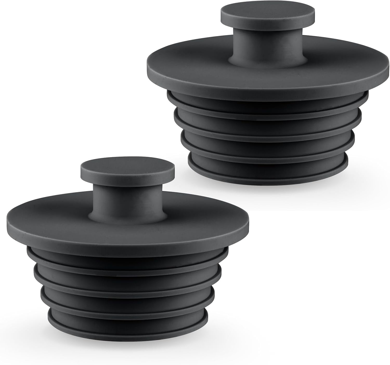 Bathtub Stopper 2pcs Sink Stopper Tub Plug Bathroom Shower Drain Plug ...