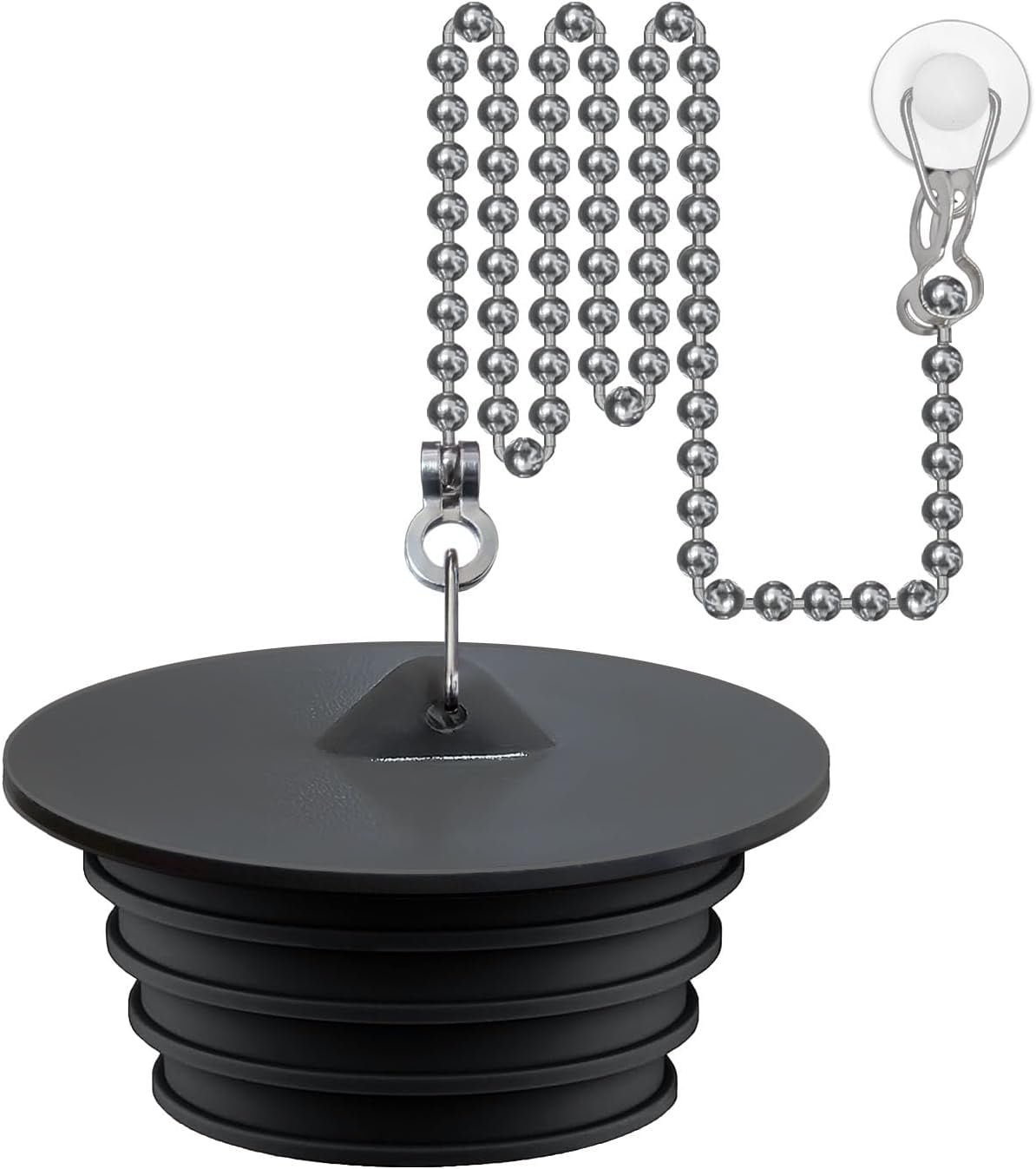 Bathtub Stopper, Silicone Tub Drain Stopper/Plug/Cover with 27.5 ...