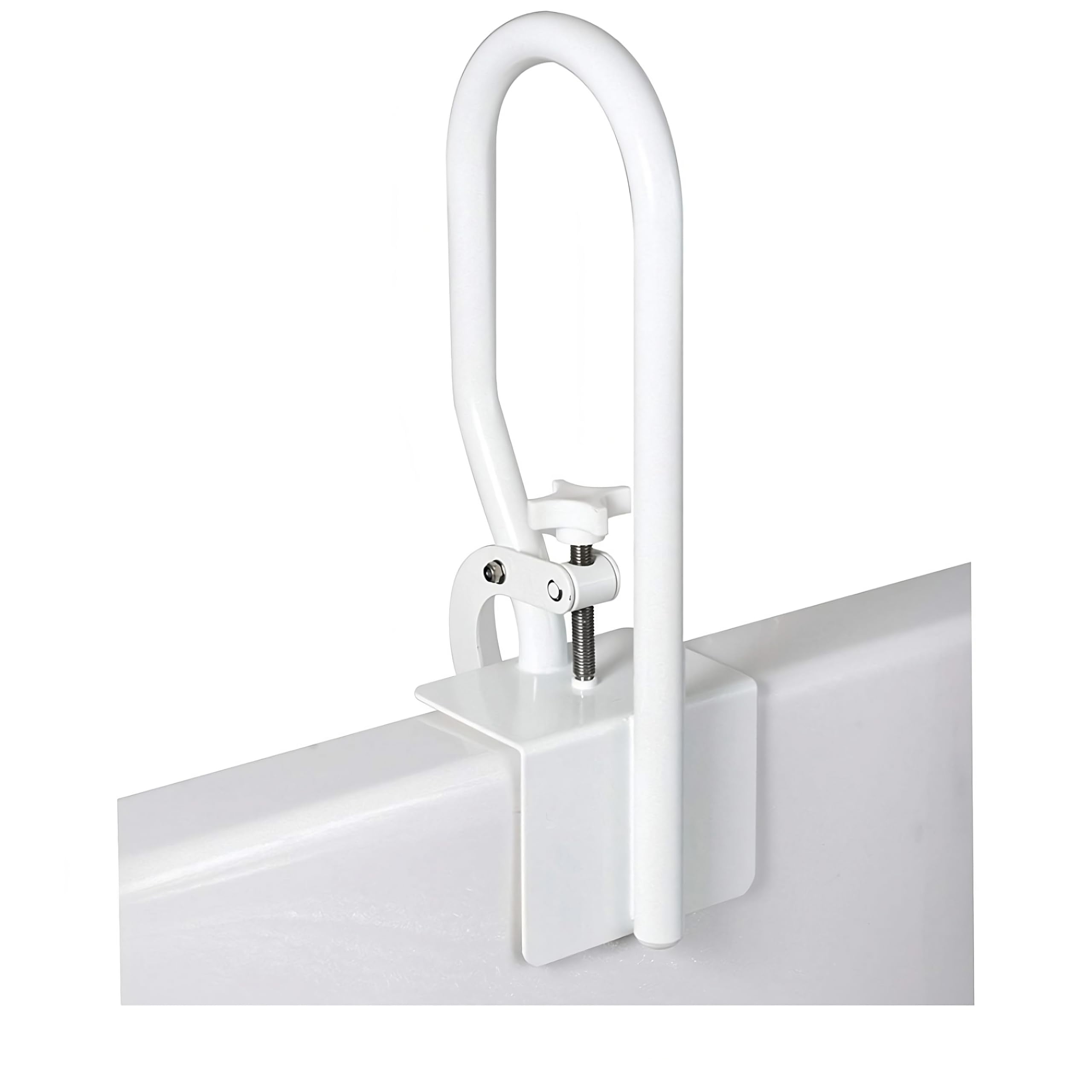 Bathtub Support Rail for Seniors, Adjustable Grab Bar with Wide Grip ...