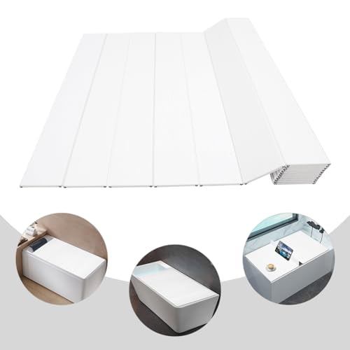 Bathtub Tray, Foldable Anti-dust Bathtub Cover Bath Insulation Cover ...